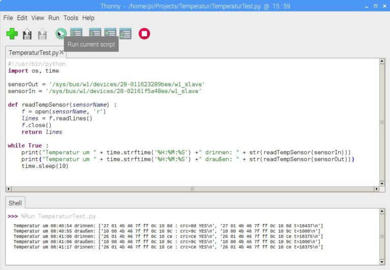 Tutorial: Raspberry Pi – Temperaturmessung mit DS18B20 – ST-Page